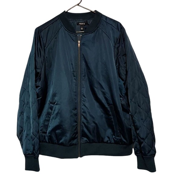 torrid | Jackets & Coats | Torrid Bomber Jacket Dark Green Satin ...